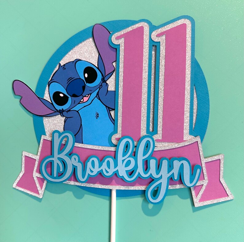 Stitch Cake Topper - Etsy