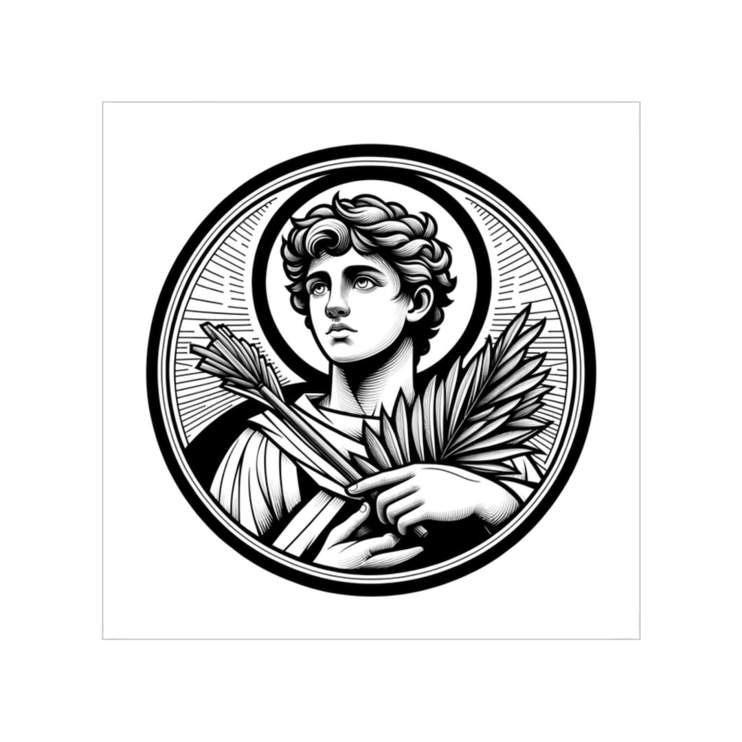 San Sebastian (transparent Sticker, Square, 1pc) - Etsy