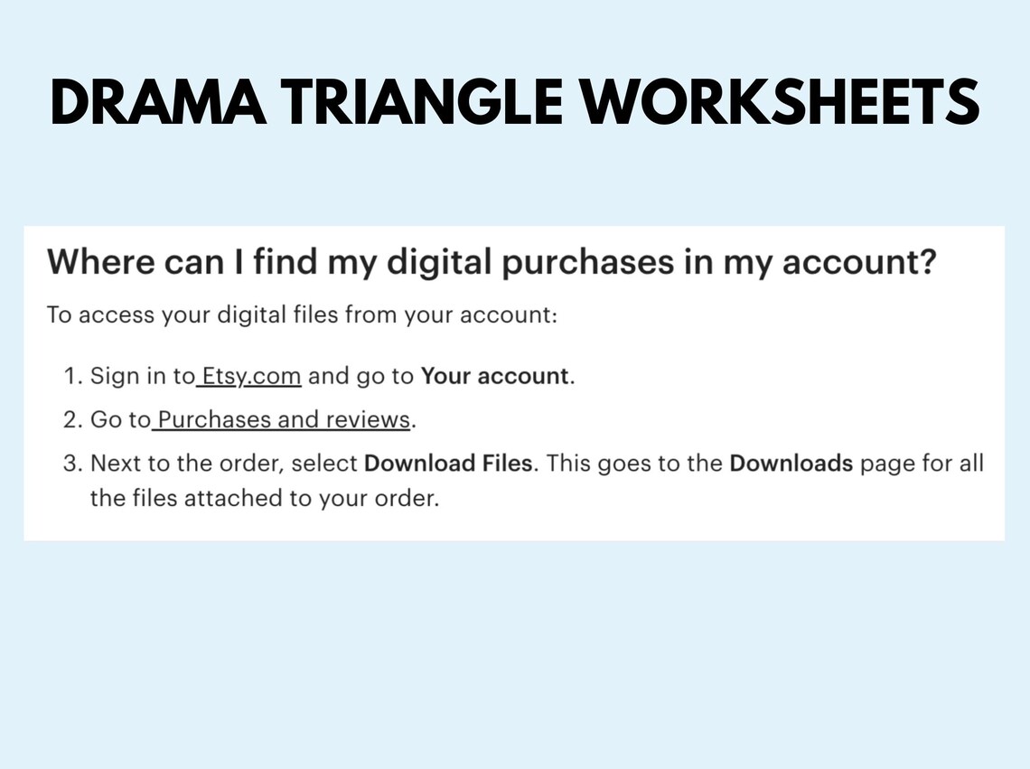 Drama Triangle Workbook for Relationship Couples Counseling ...