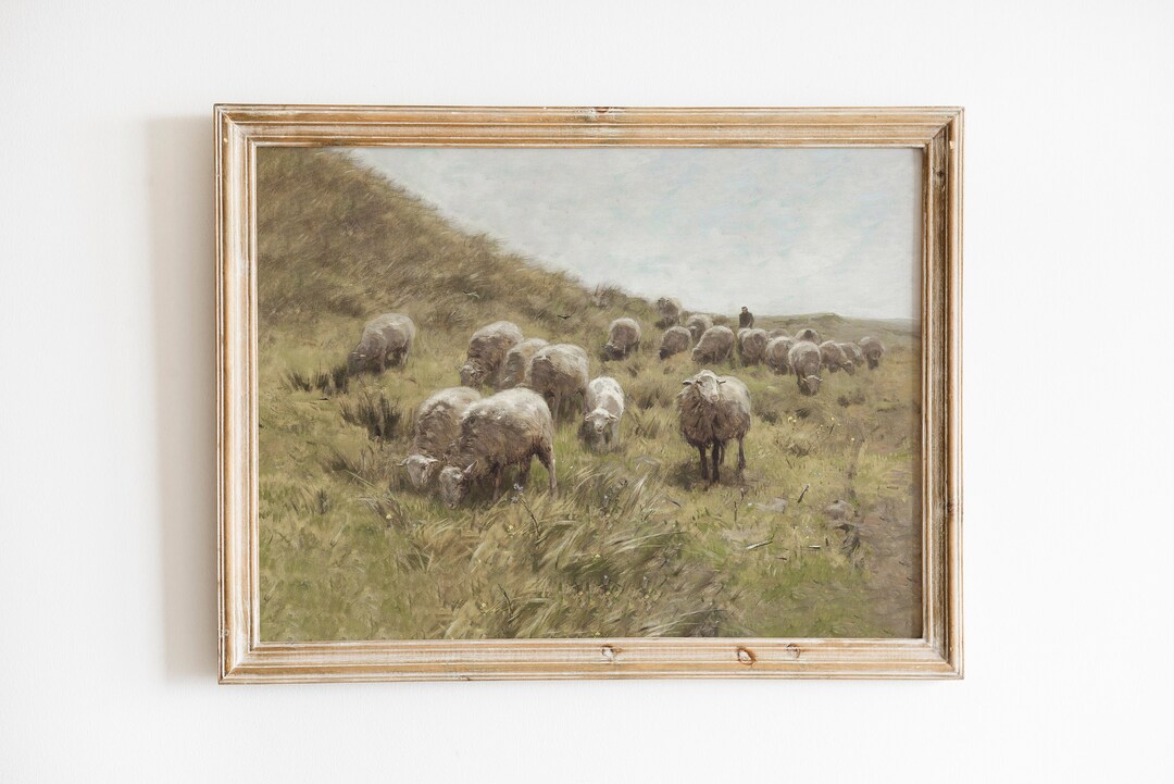 Sheep Print, Sheep Painting, Drawing Printable, Artwork for Walls ...