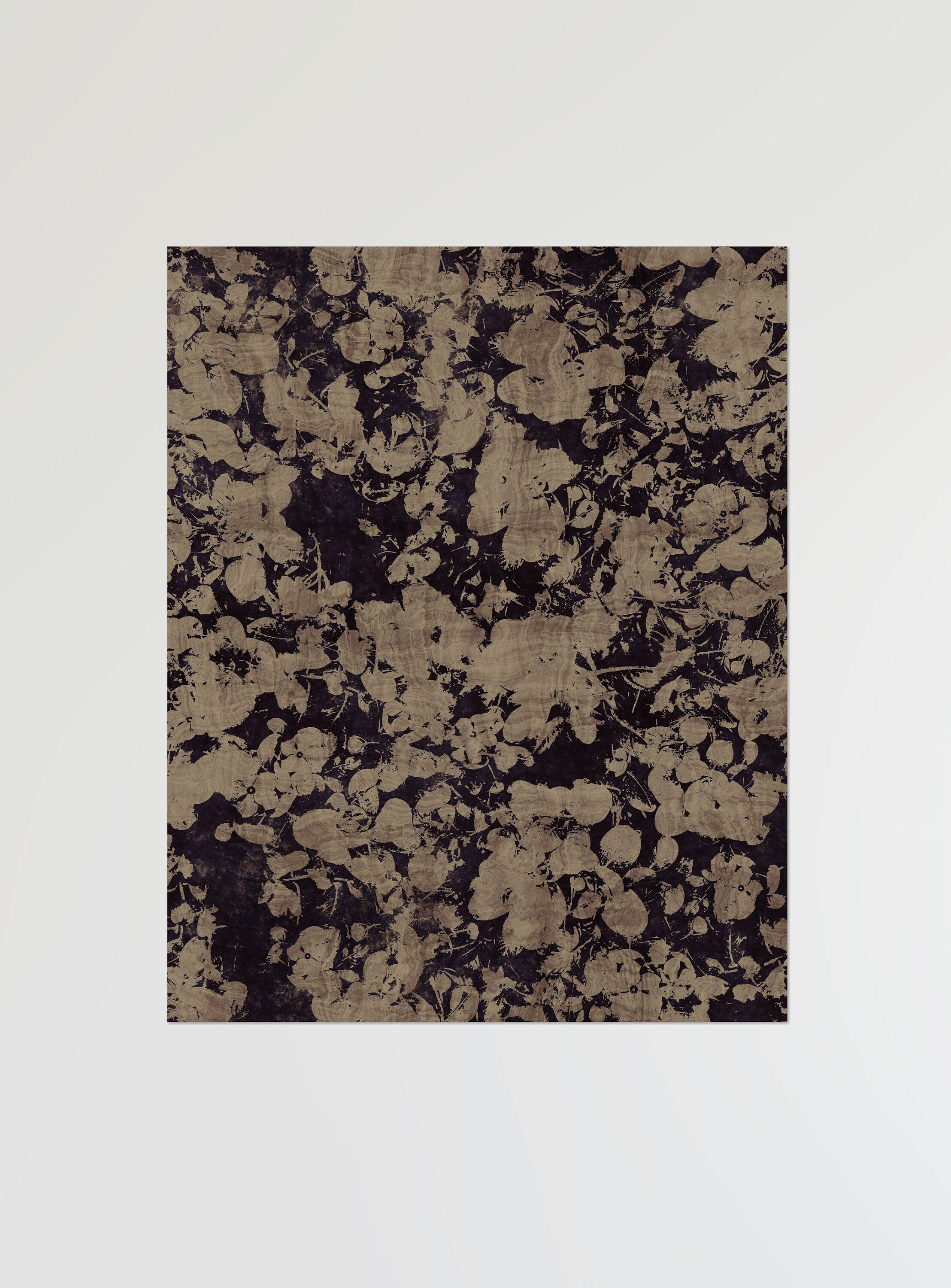 Abstract Neutral Botanical Wall Art, Neutral Floral Pattern ...