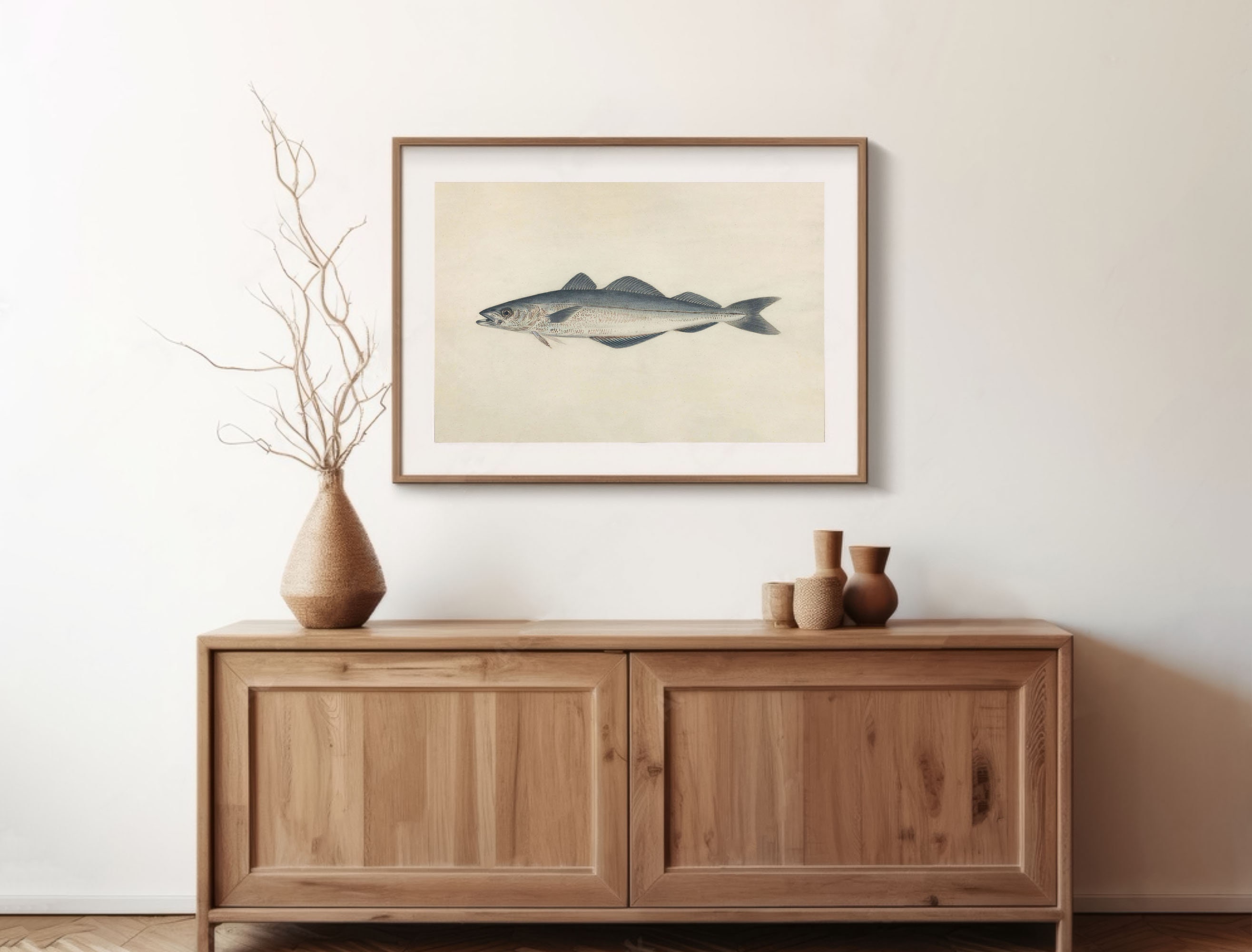 Vintage Fish Print, Fish Sketch, Drawing Printable, Artwork for Walls ...