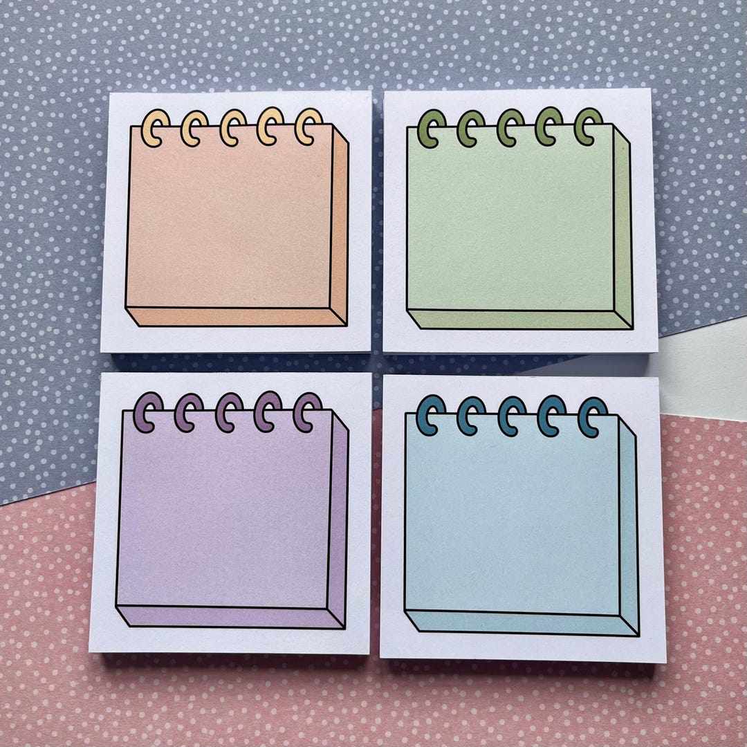 Spiral Binder Memo Pads - Etsy
