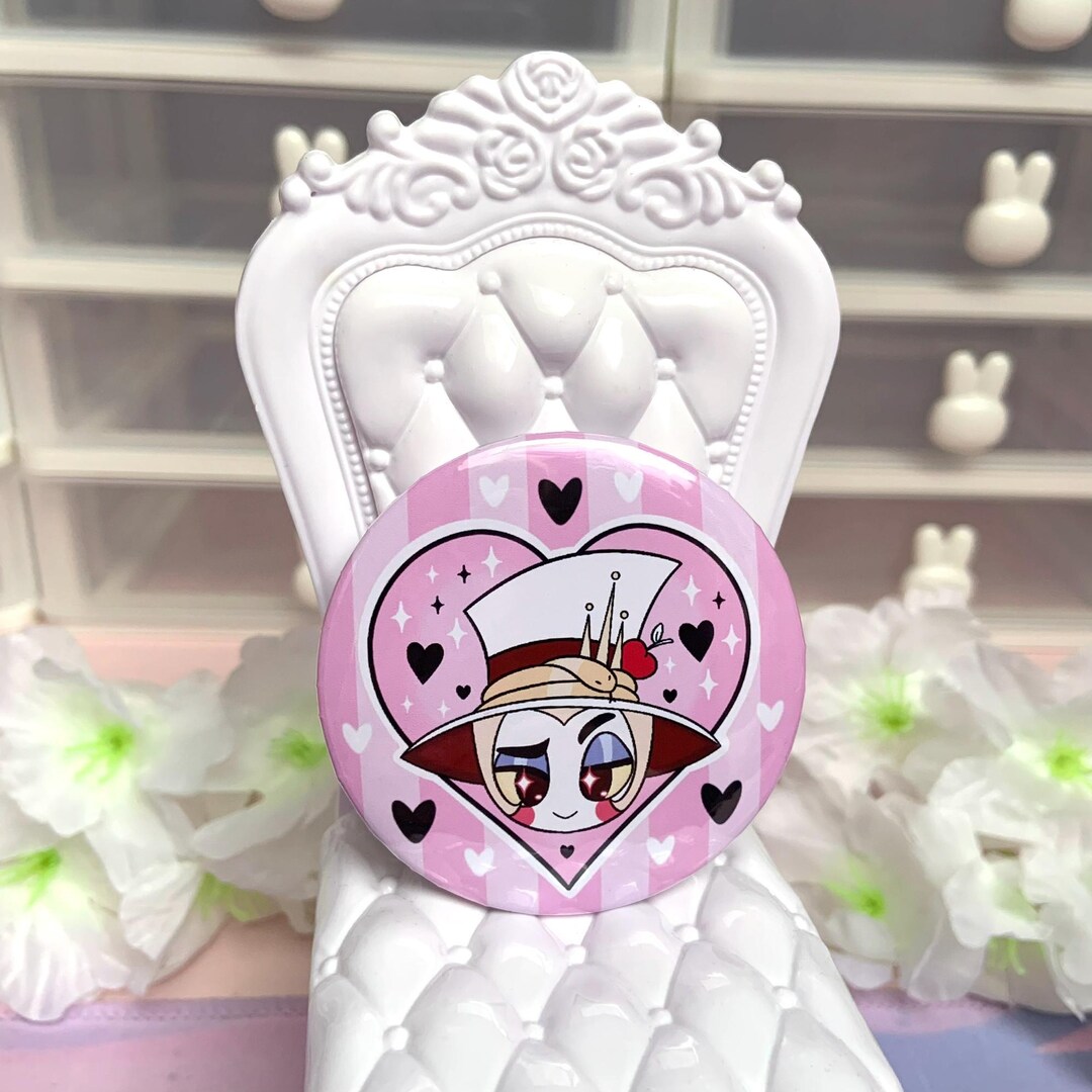 Lucifer Button Badge Pin New - XXL Kawaii Cute Pastel Button Badge ...
