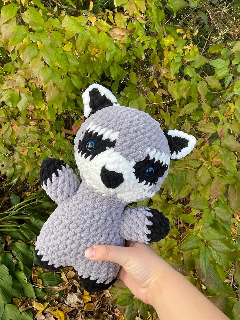 Rascal the Raccoon Plushie - Etsy