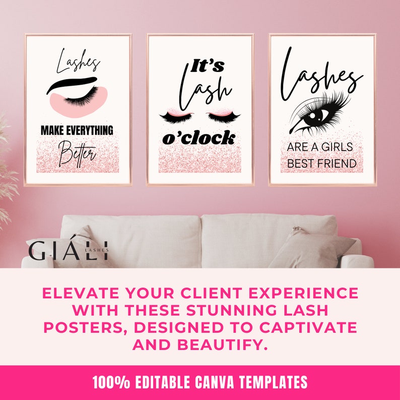 Lash Room Decor, Printable Gift for Her, Girls Room Decor, Lash Tech ...
