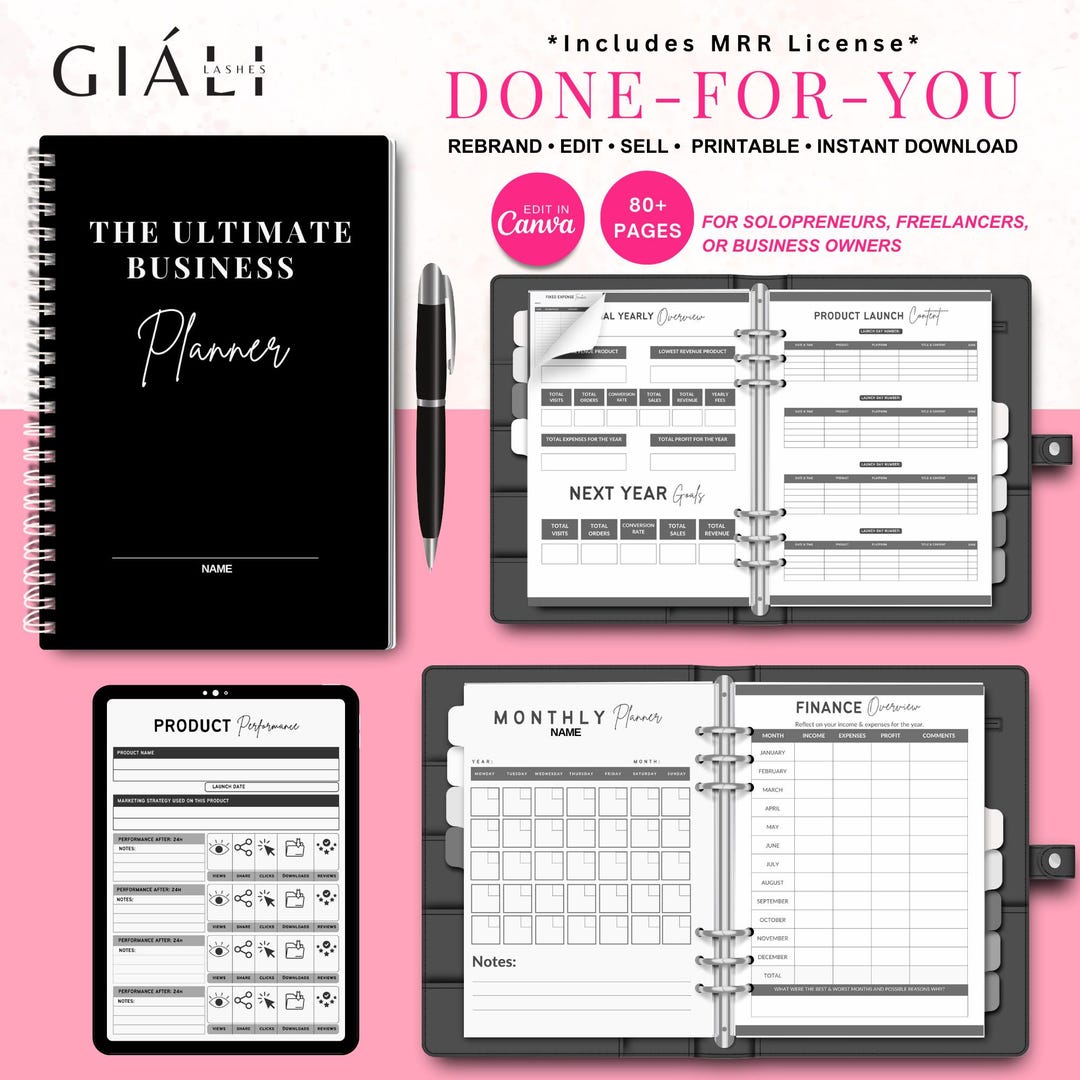 Ultimate Business Planner Bundle | Small Business Planner, Business ...
