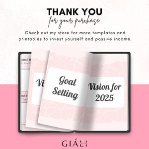 2025 Goal Planner Printable, Self Improvement Planner, SMART Goal ...