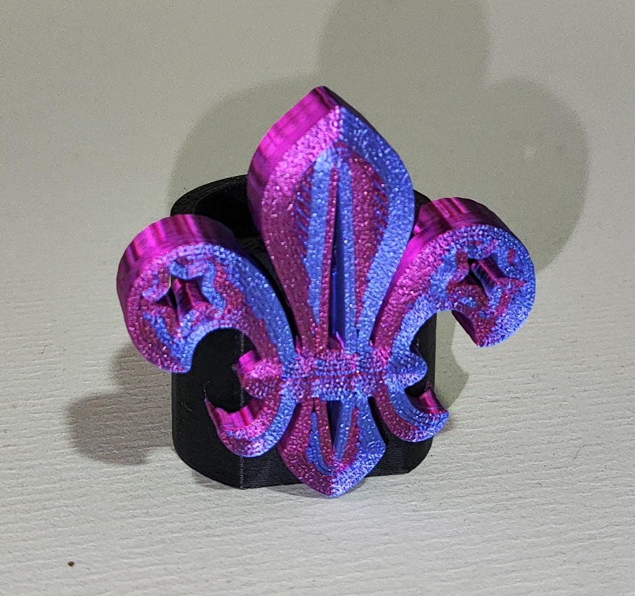 Fleur De Lys Scout Woggle/neckerchief Slide - Etsy