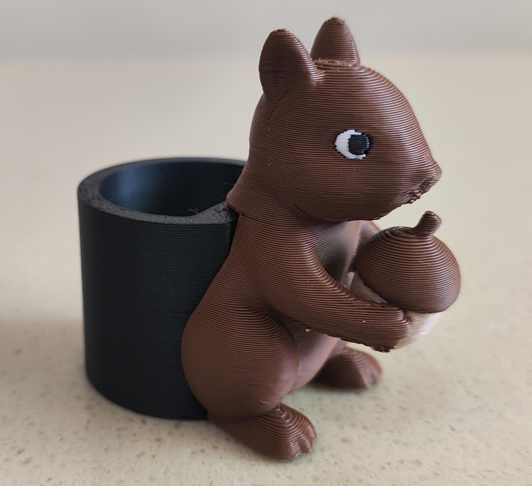 3D Printed Squirrel Woggle/neckerhcief Slide: PLA Figurine - Etsy