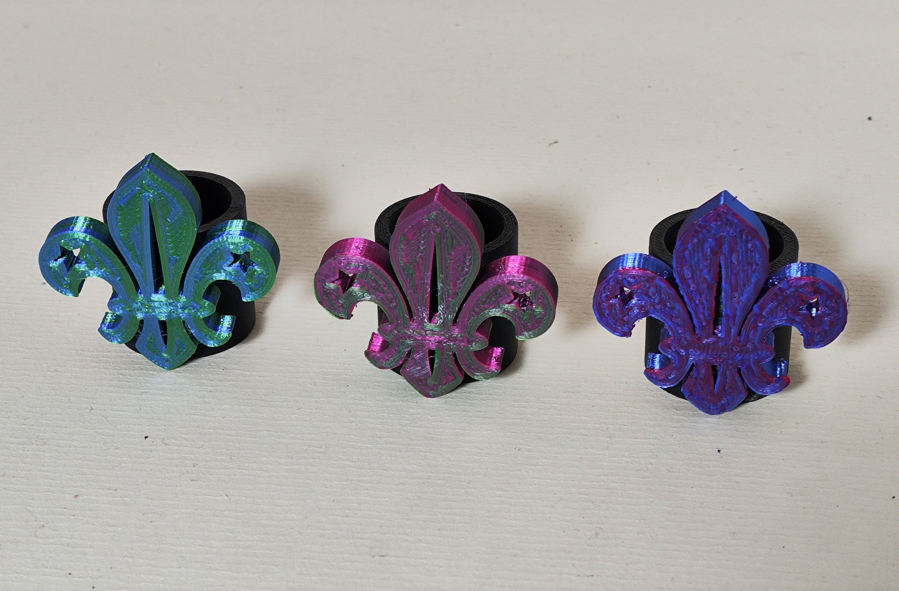 Fleur De Lys Scout Woggle/neckerchief Slide - Etsy