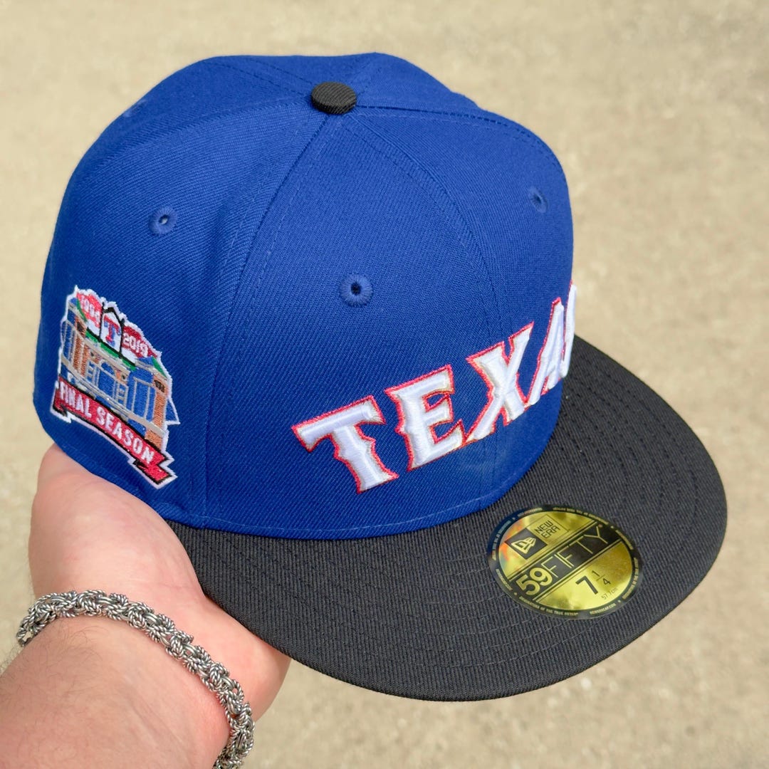Blue Texas Rangers Final Season 1994 MLB 59fifty New Era Fitted Cap Hat ...