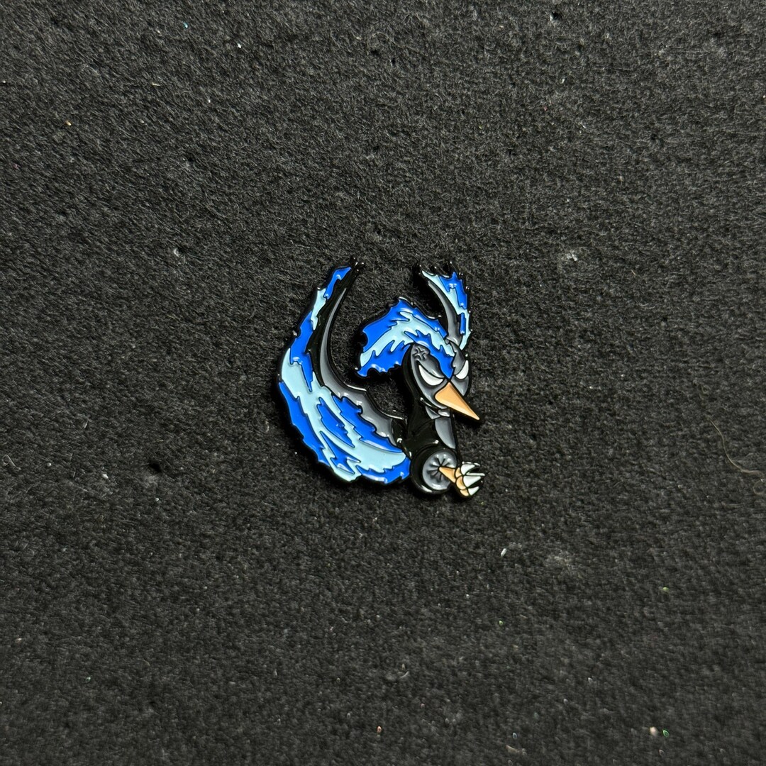 Blue Pokemon Zapdos Peeker Pin - Etsy