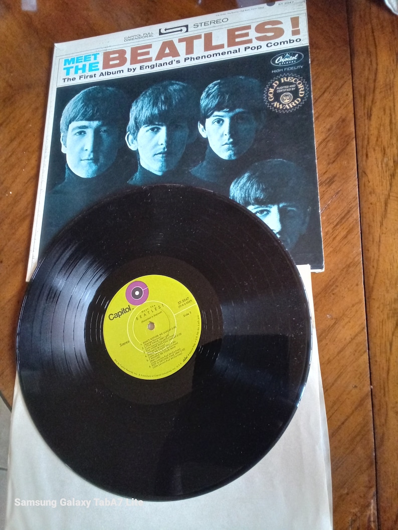 RARE ORIGINAL Vintage "meet the Beatles" ALBUM - Etsy