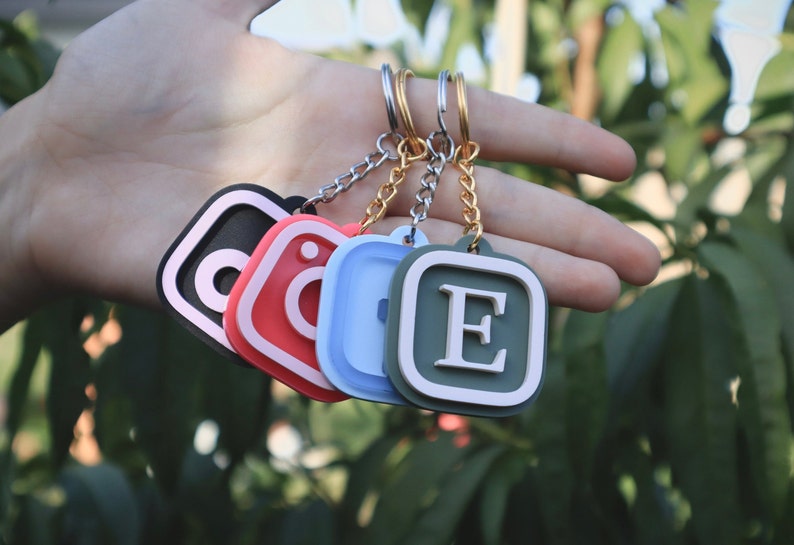 Smart Nfc Keychain for Social Media Small Business Keychain for ...