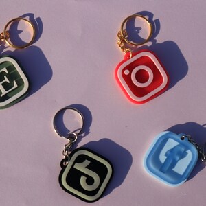 Smart Nfc Keychain for Social Media Small Business Keychain for ...