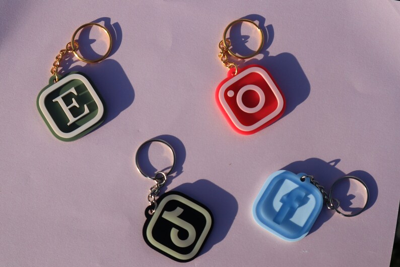 Smart Nfc Keychain for Social Media Small Business Keychain for ...