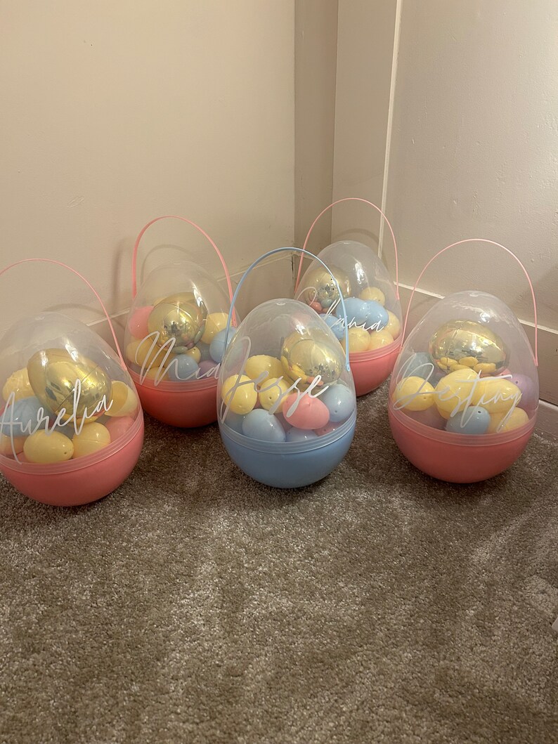Personalised Fillable Easter Egg - Etsy
