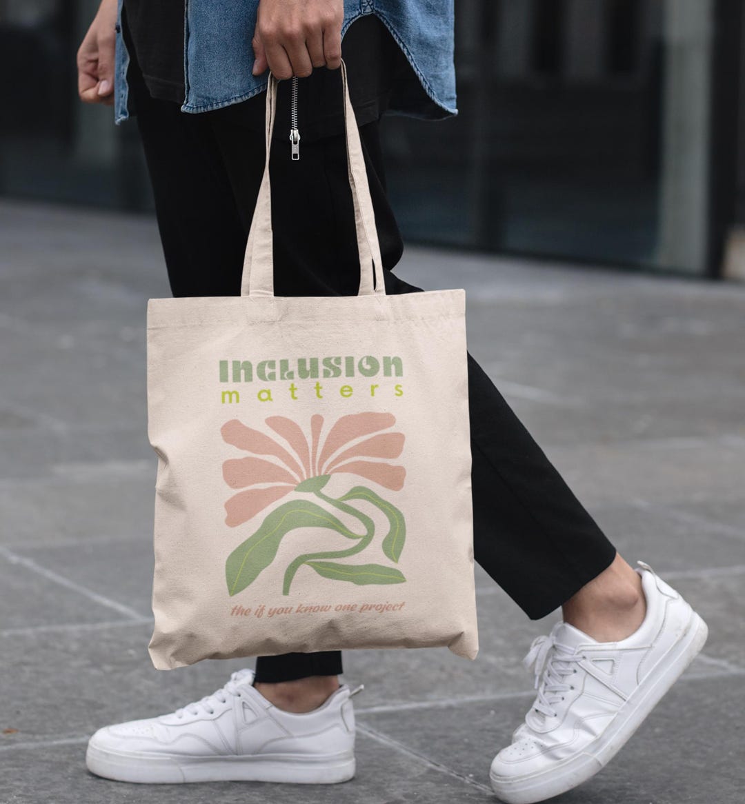 Inclusion Tote Bag, Inclusion Matters Cotton Canvas Tote Bag, Teacher ...