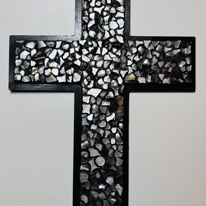 Mosaic Shells Cross - Etsy