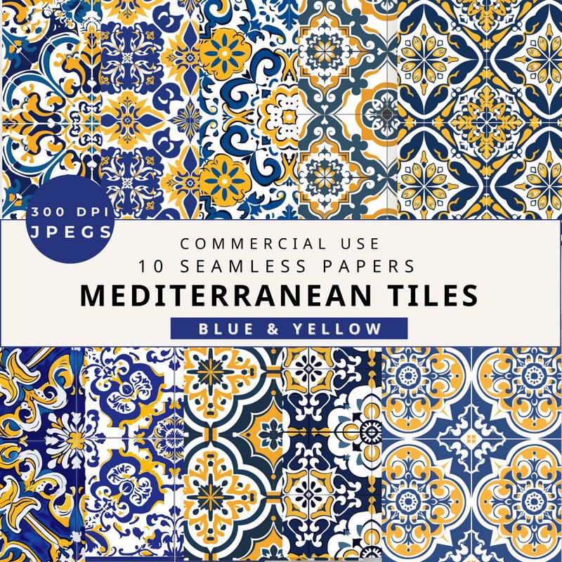 Mediterranean Tile - Etsy