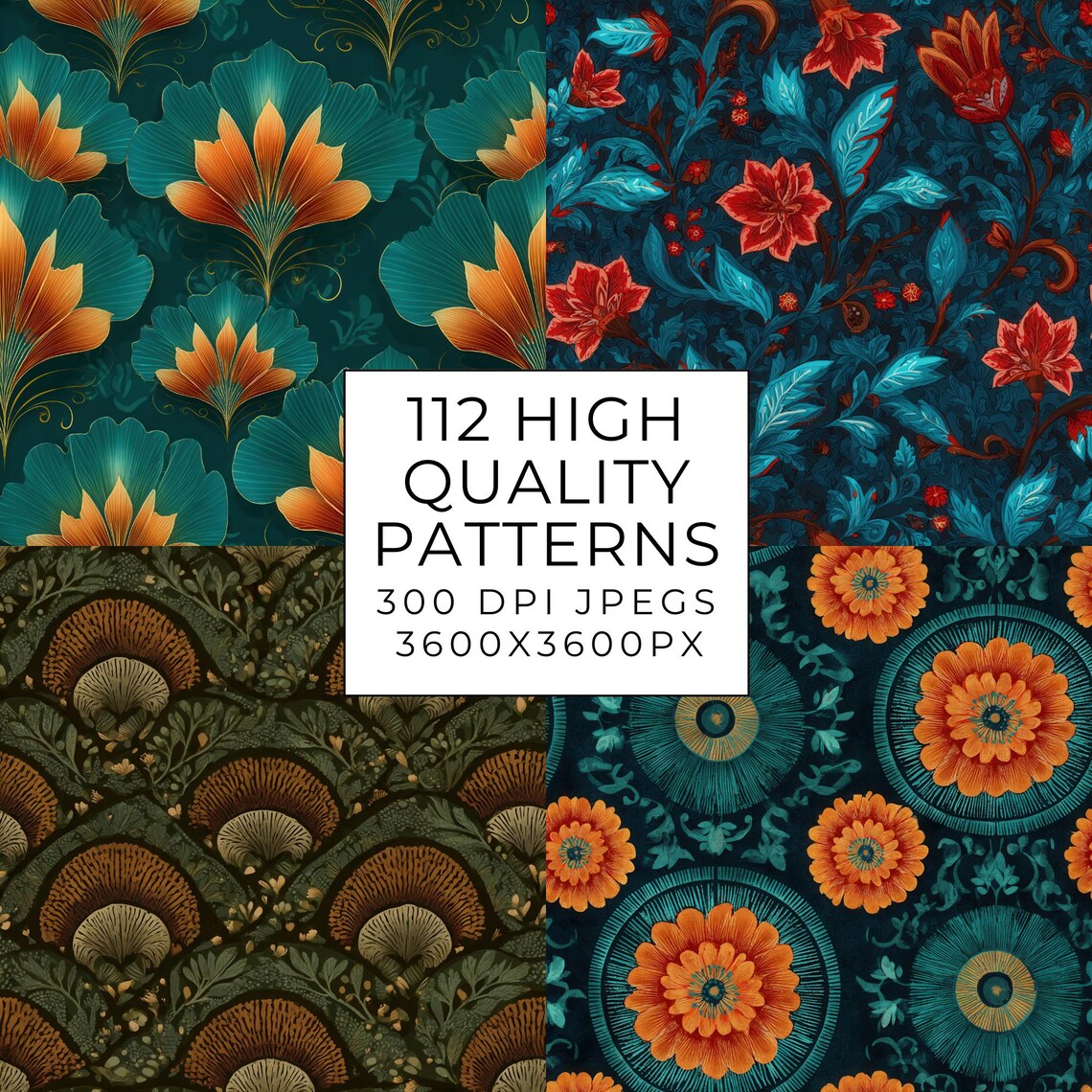 Balinese Batik Digital Paper Pack: Scrapbooking & Crafts (12x12 Inch ...