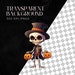 Skeleton Zombie Clipart PNG, Undead Clipart, Watercolor Zombie, Digital ...