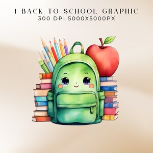 Cute School Supply Clipart, School Lunch Clipart, Back to School ...