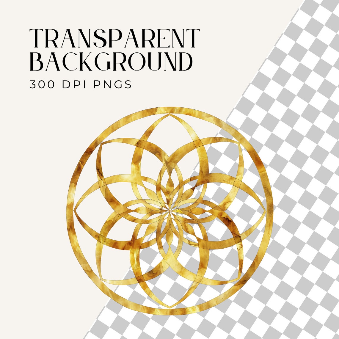 Gold Sacred Geometry PNG Clipart, Mystical Sacred PNG, PNG Golden ...