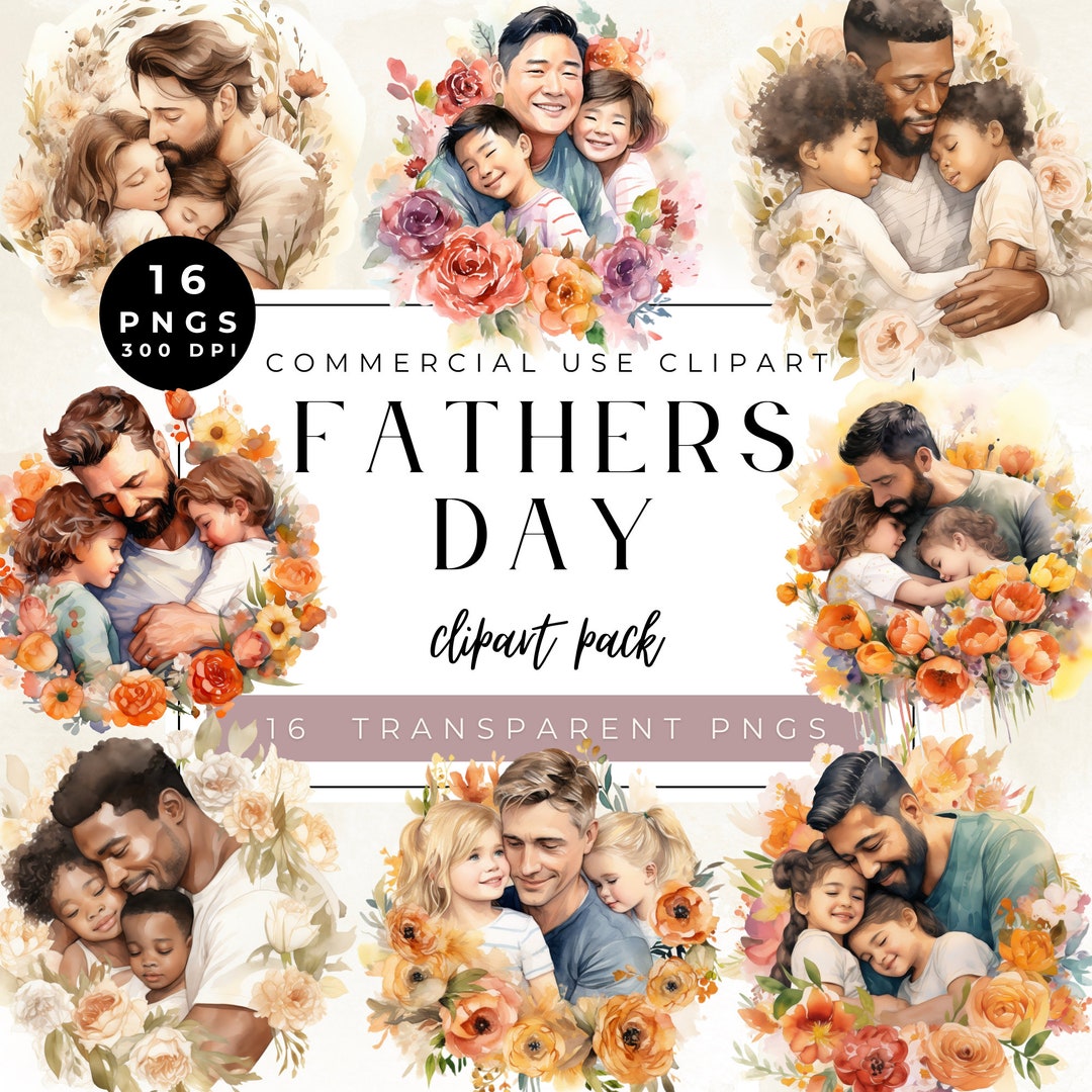 Family Clipart Fathers Day, Happy Fathers Day Clipart, Fathers Day ...