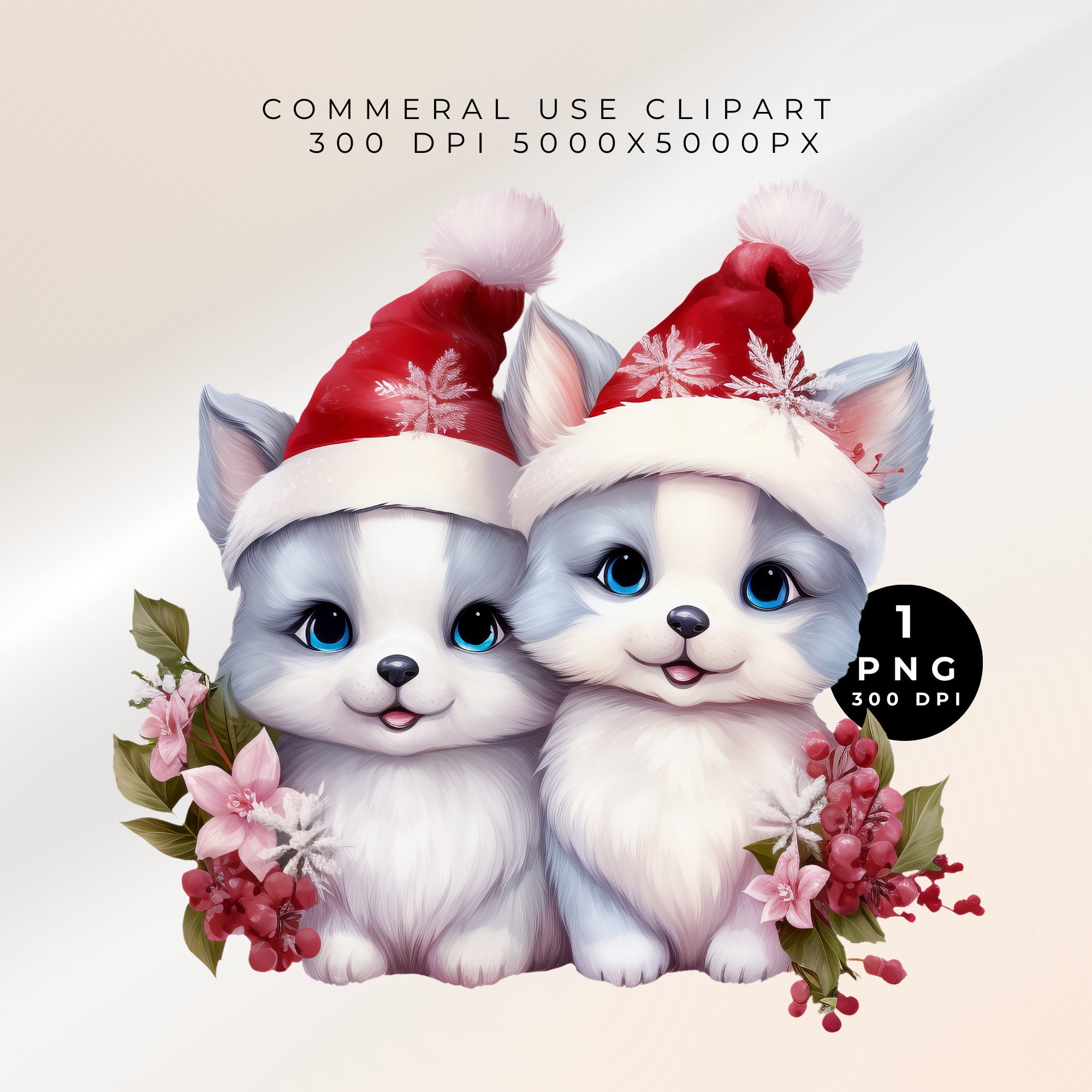 Cute Winter Foxes Clipart, Fall Fox Clipart, Fox Clipart Set, Winter ...