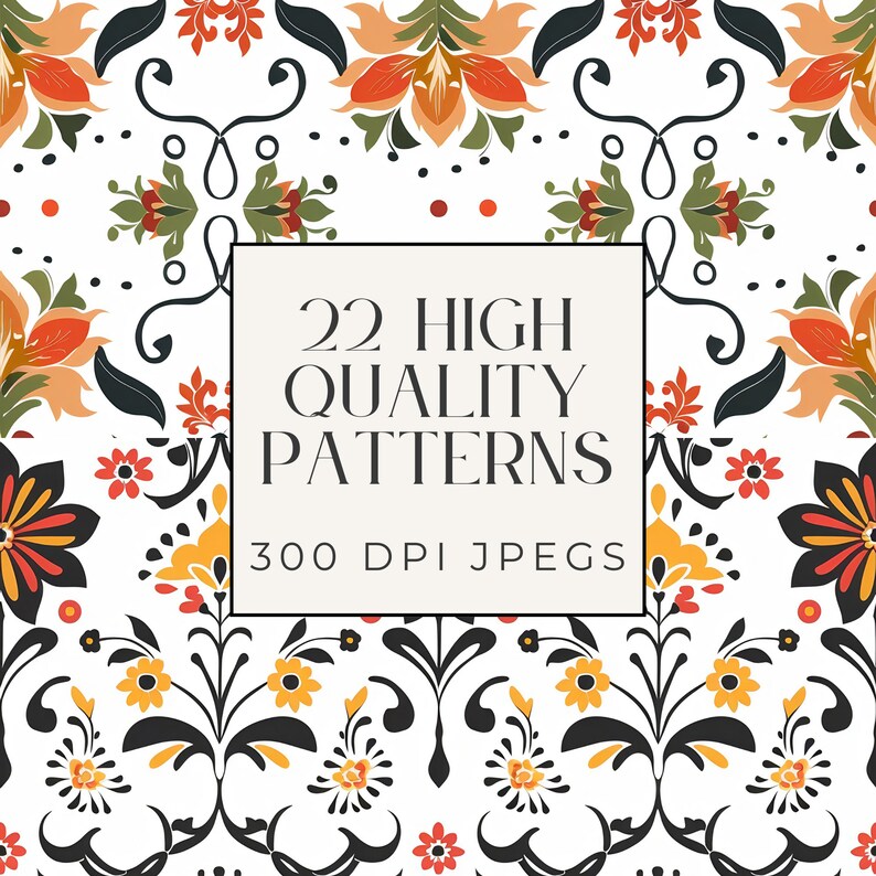 Autumn Digital Paper Set, Watercolor Autumn Leaves Digital Paper Pack ...