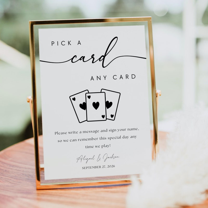 Printable Guest Cards - Etsy