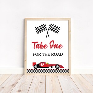 Fast One Race Car Birthday Signs, Printable 1st Birthday Boy Signs ...