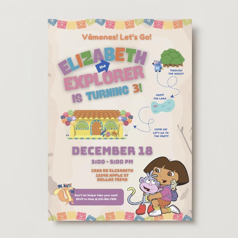Explorers Party Invitation - Etsy