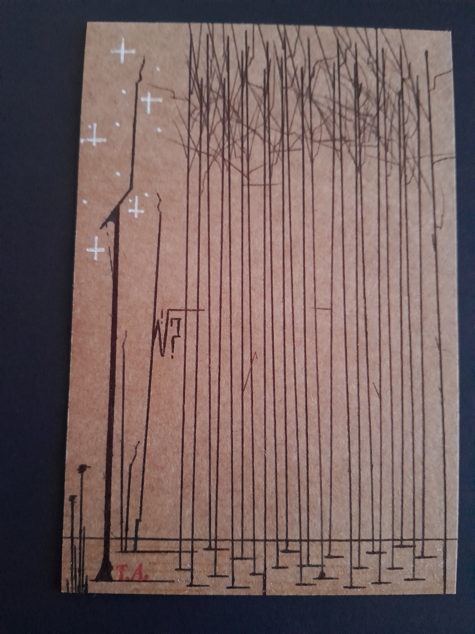 Handmade Painting, Sketch Art, Drawing Art, Small Painting, 5 Piece Set ...