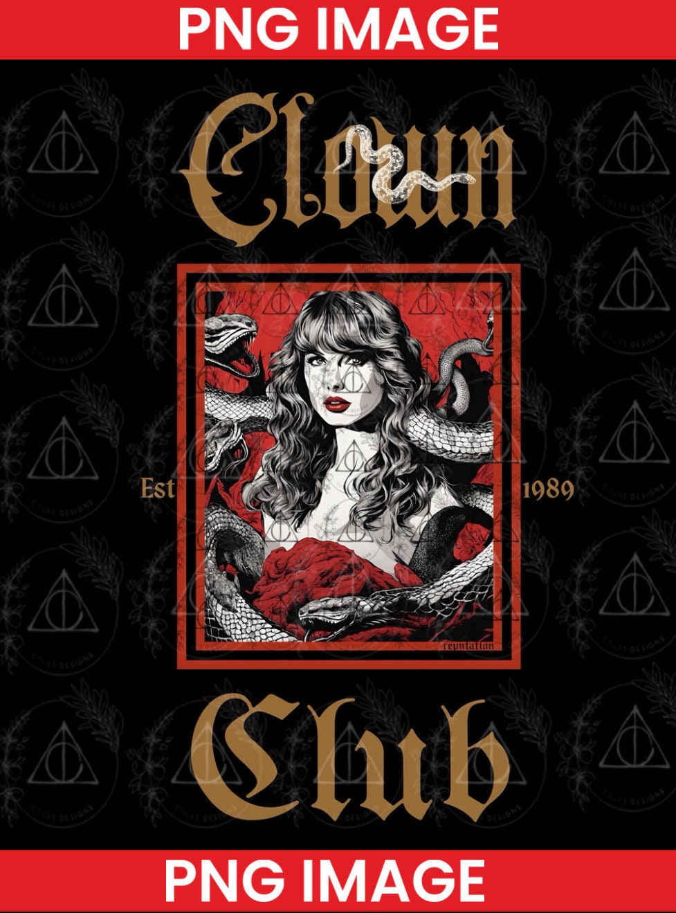 Taylor Swift Clown Club PNG - Etsy
