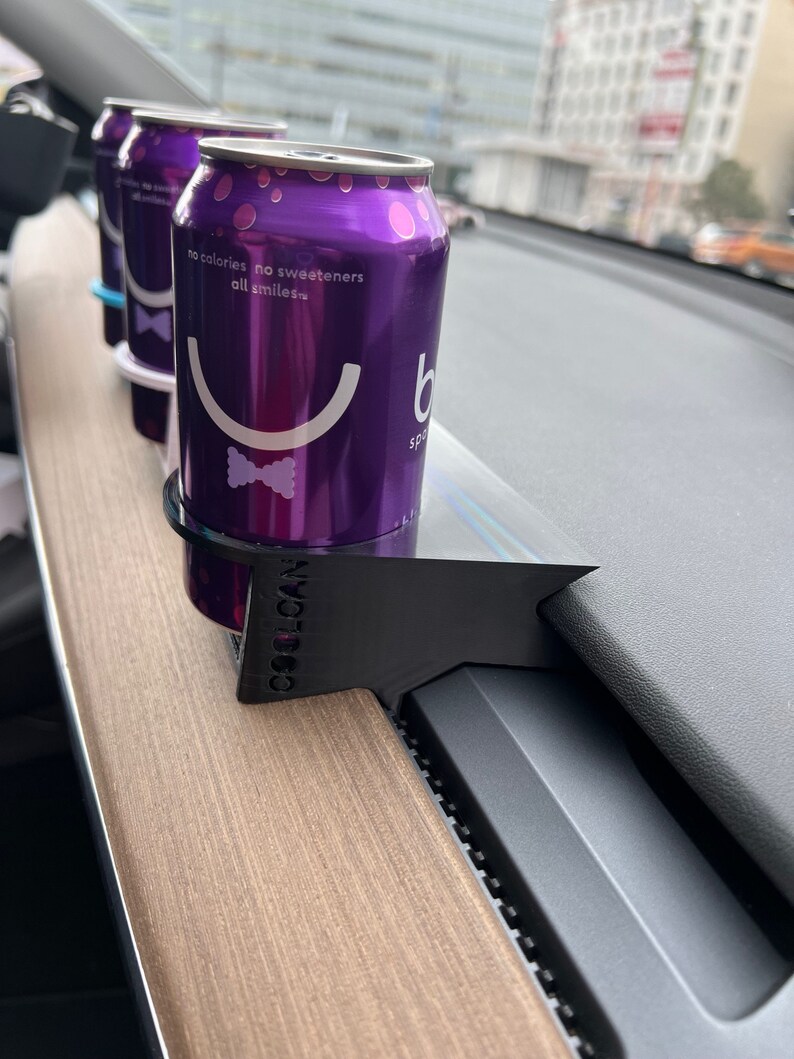 Tesla Model Y 3 Coolcan Can Holder Car AC Air Vent Mounted 3D Printed ...