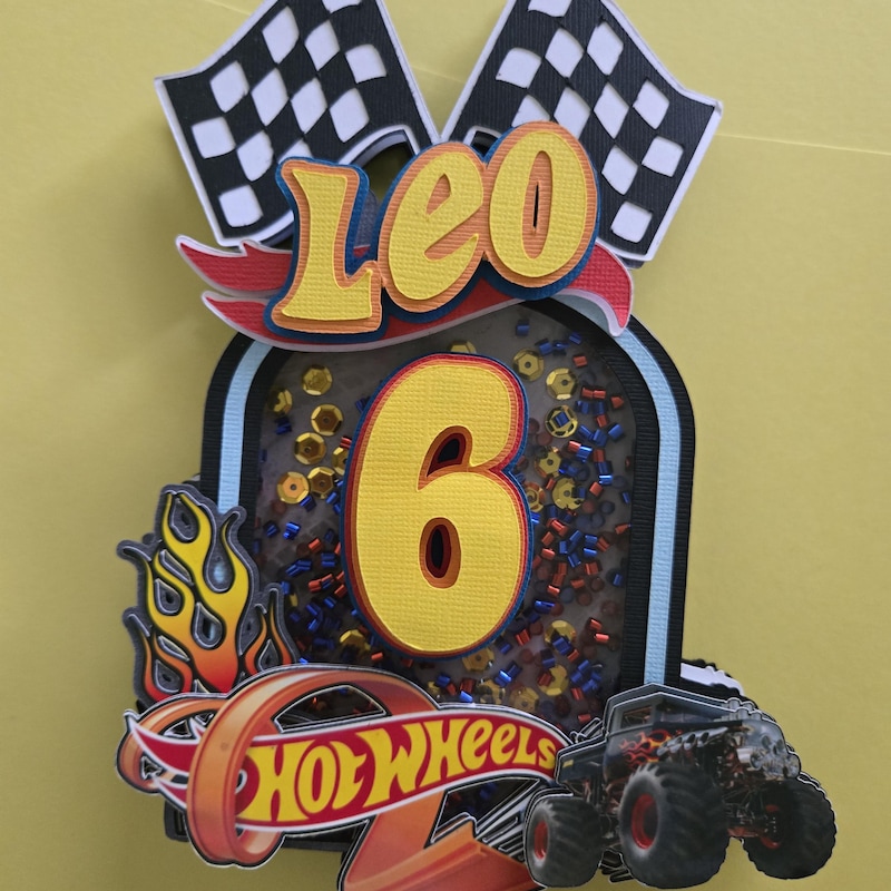 Hot Wheels Cake Topper - Etsy