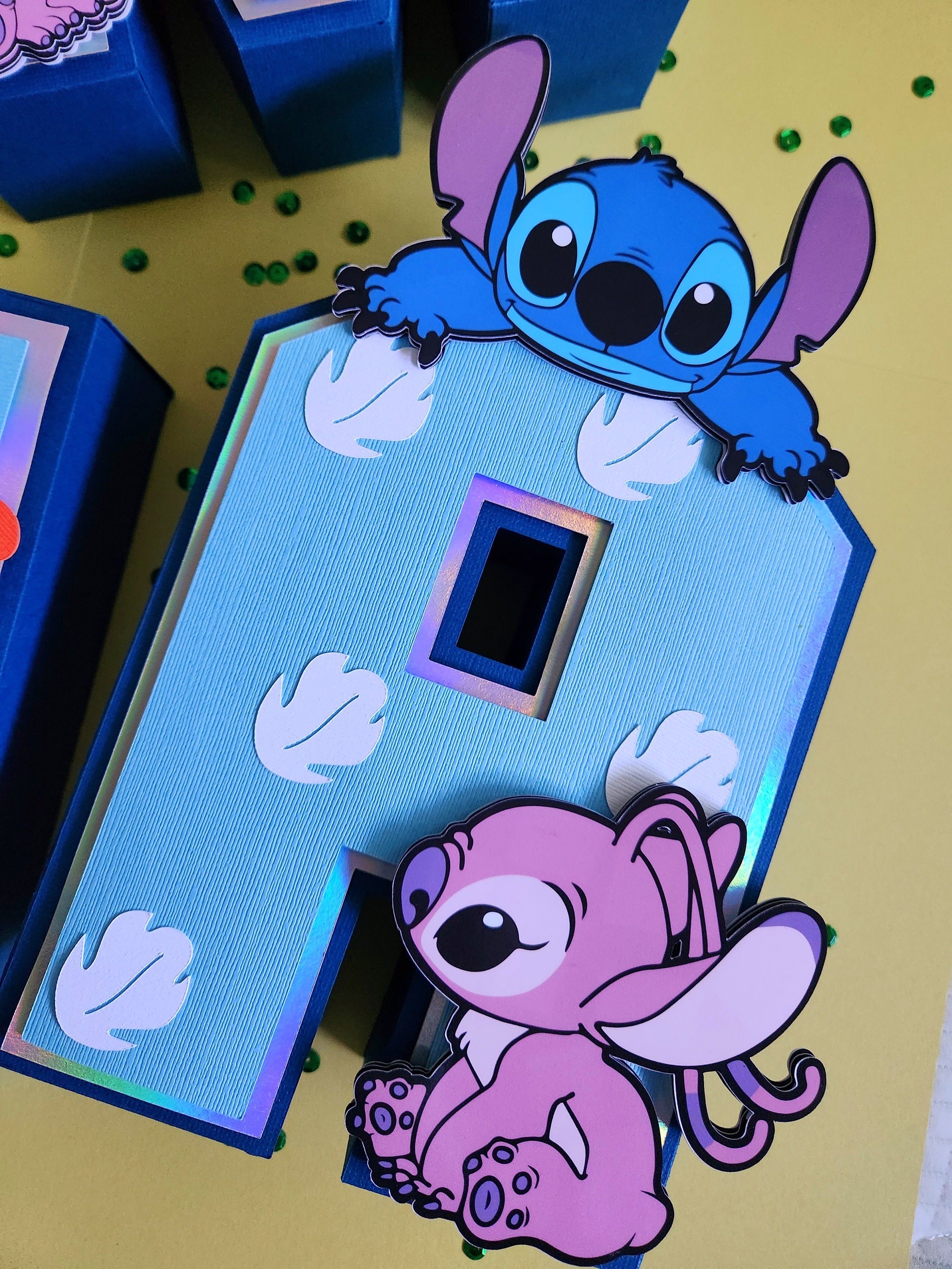 Stitch Birthday Party Theme 3D Letter Name Set - Etsy