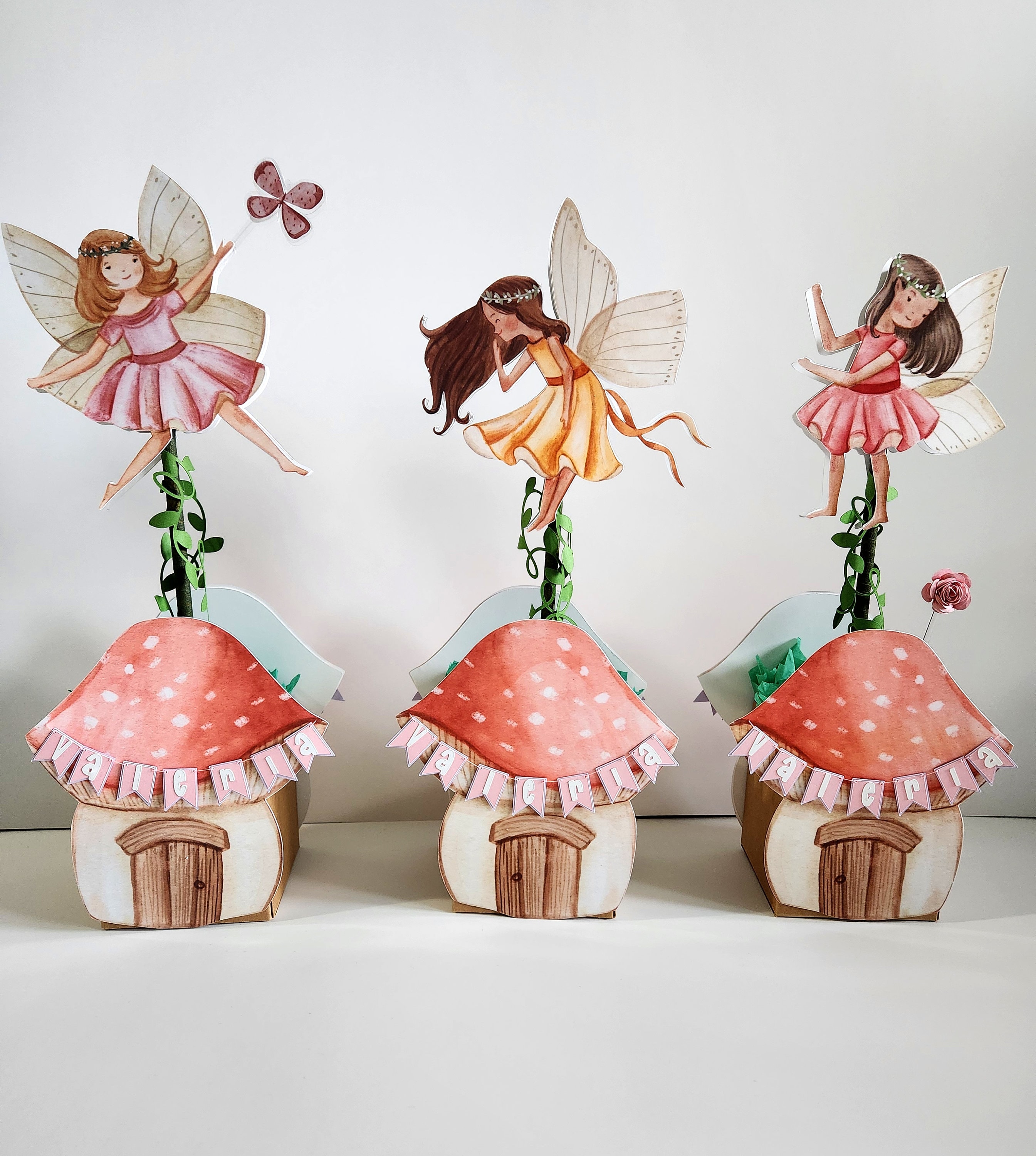 Fairy Birthday Centerpieces Fairy First Birthday Party Decorations ...