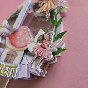 Fairy Cake Topper Fairy First Birthday Theme Cake Topper Fairy Theme ...