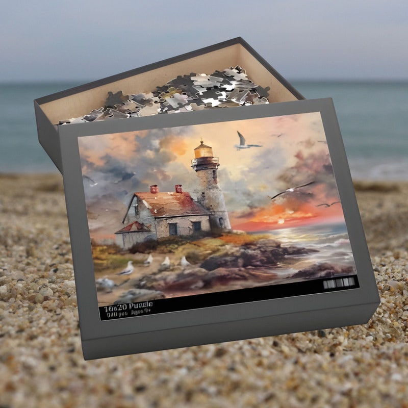 Lighthouse Puzzle - Etsy