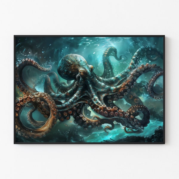 Octopus Wall Art - Etsy