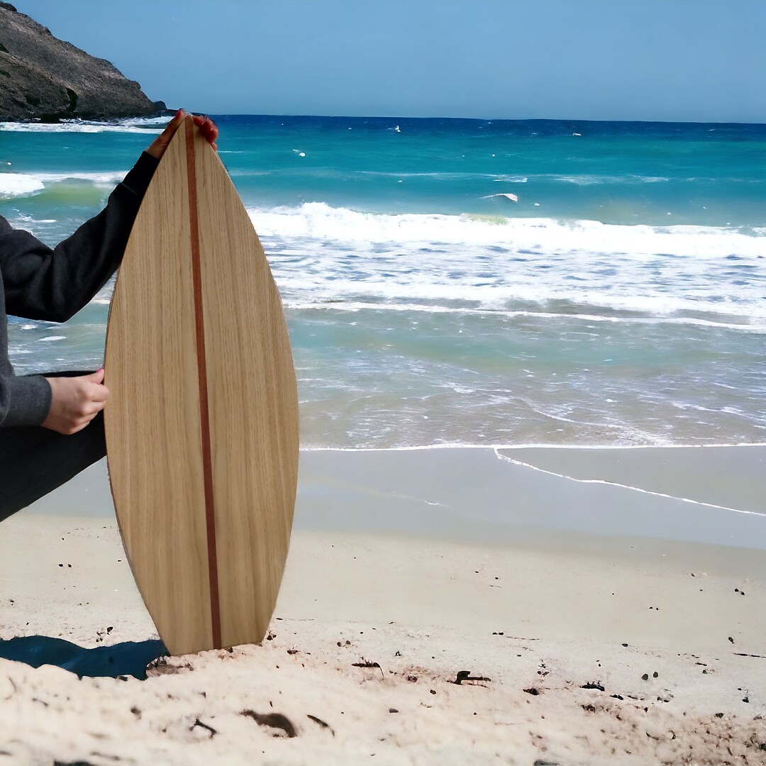Trickboard Handmade Surf Oak Balance Board Unique - Etsy