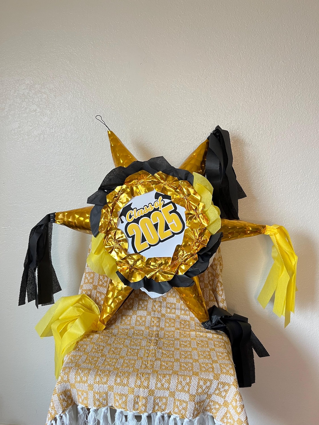 Star Graduation Pinata – Customizable Colors: Yellow, Blue, Green, or ...