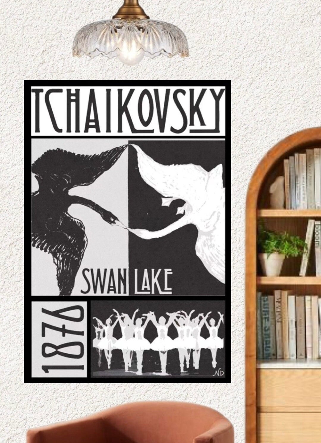 Tchaikovsky Digital Download Poster Print Swan Lake Ballet Led Zeppelin ...