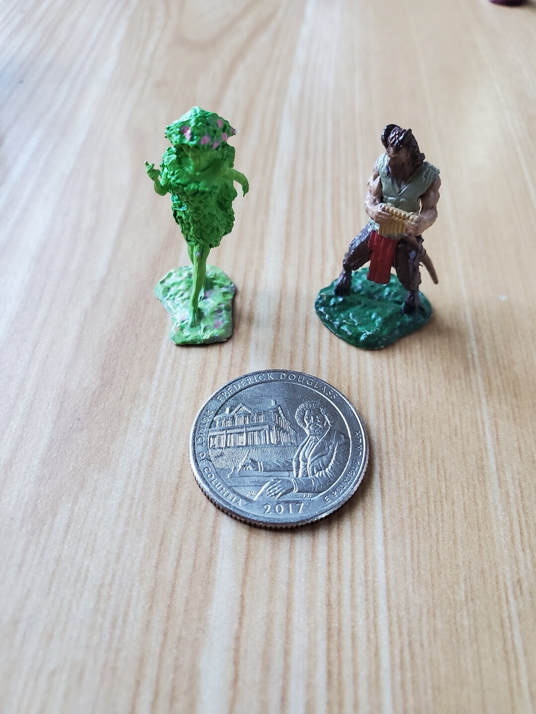 Dryad and Satyr Minis painted - Etsy