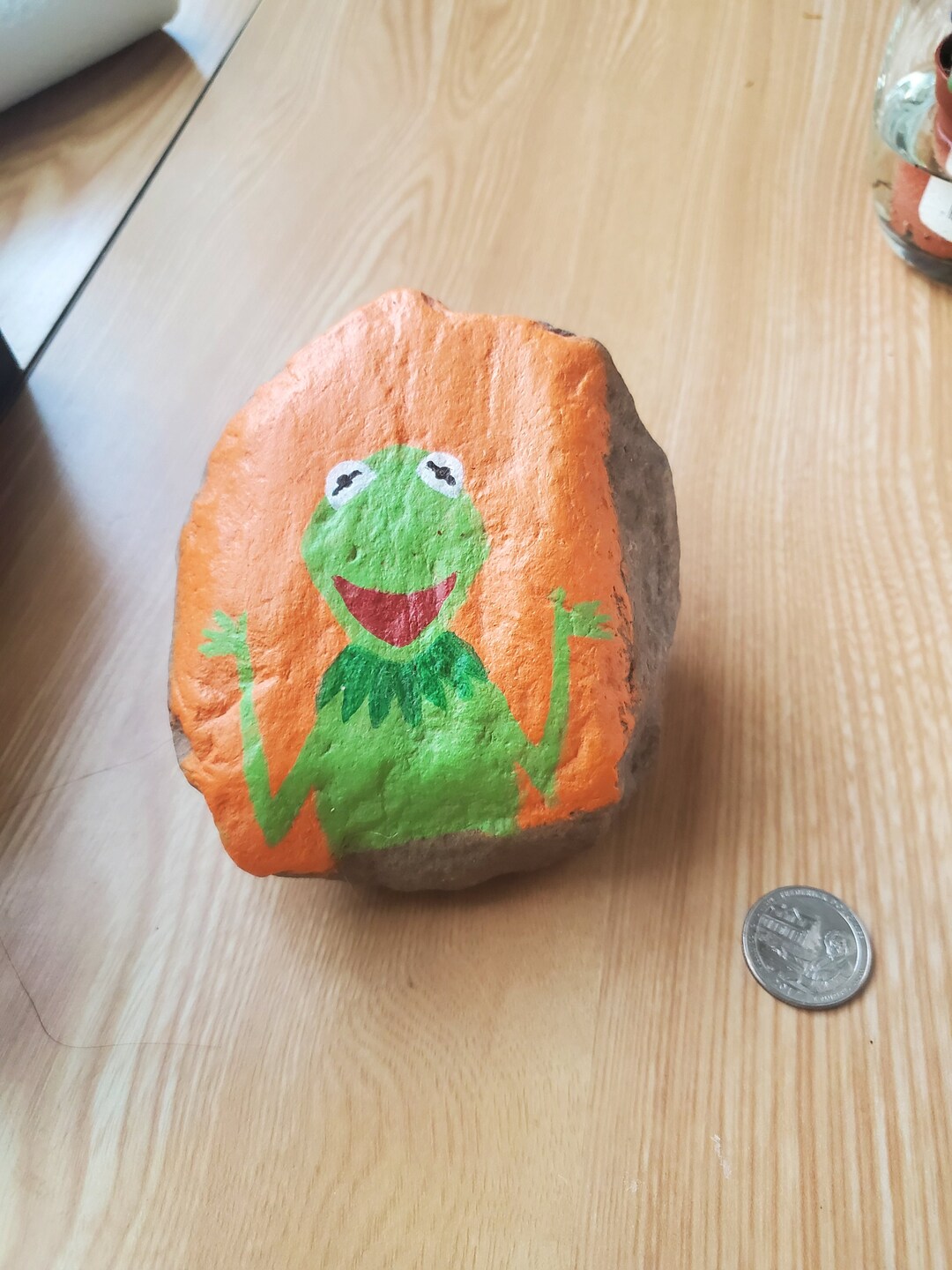 Kermit Rock Doorstop - Etsy