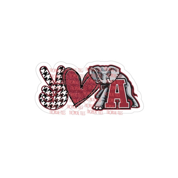 Alabama Football Car Stickers - Etsy